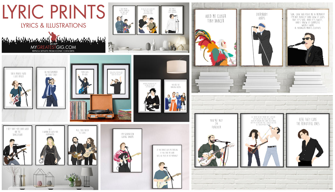 Replica Setlist Poster Art Shop | The Home of Set List Art since 2016 ...