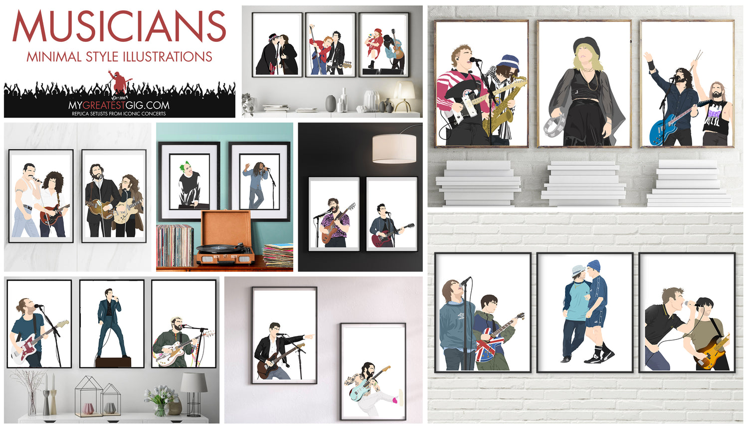 Replica Setlist Poster Art Shop | The Home of Set List Art since 2016 ...