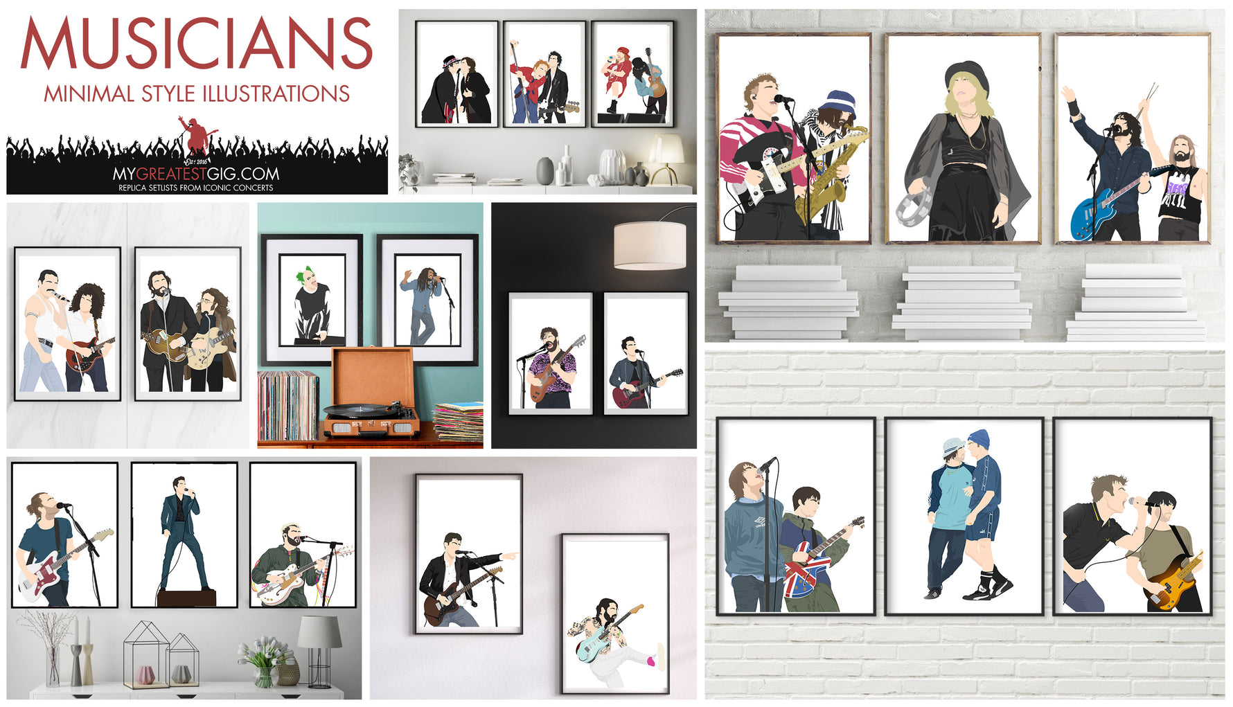 Replica Setlist Poster Art Shop | The Home of Set List Art since 2016 ...