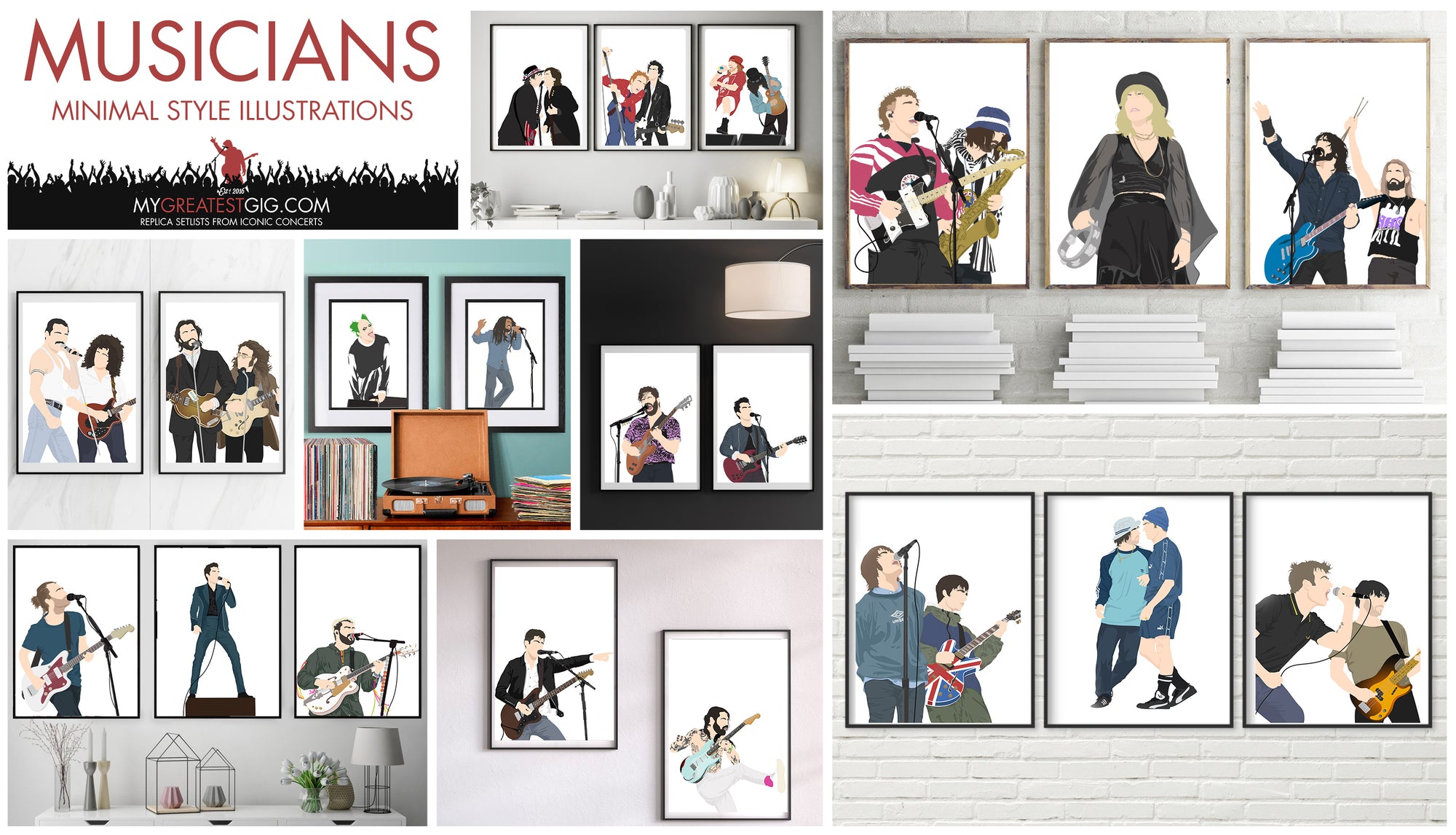 Replica Setlist Poster Art Shop | The Home of Set List Art since 2016 ...