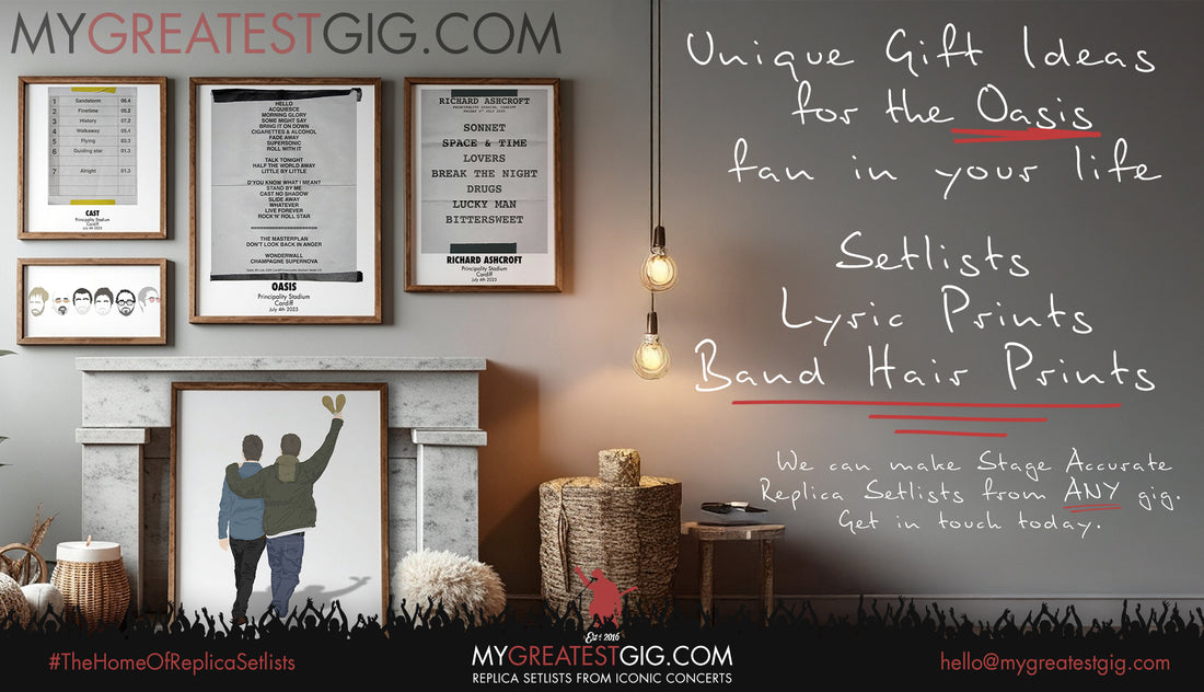 Replica Setlist Poster Art Shop | The Home of Set List Art since 2016 ...