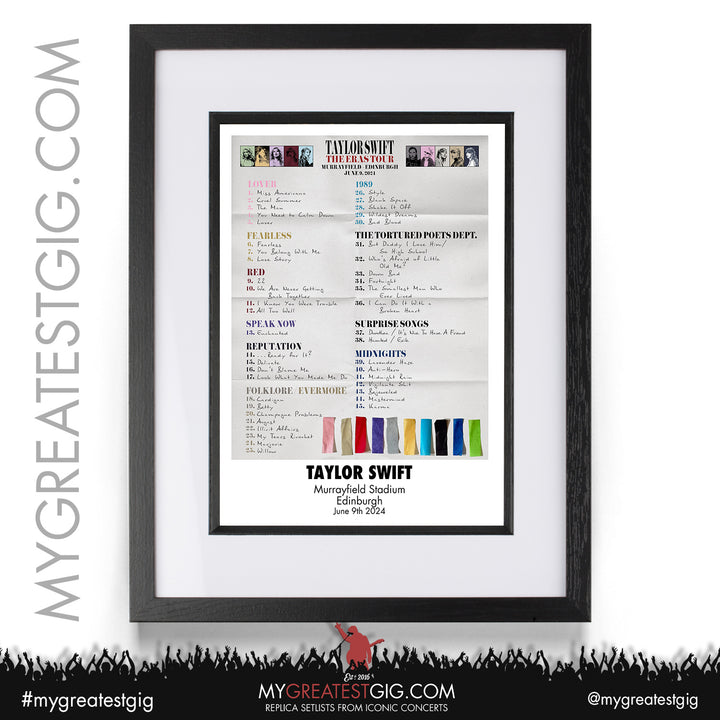 Replica Setlist Poster Art Shop | The Home of Set List Art since 2016 ...