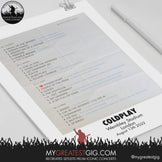 Coldplay - London - Aug 12th 2022 Recreated Setlist Poster – My ...